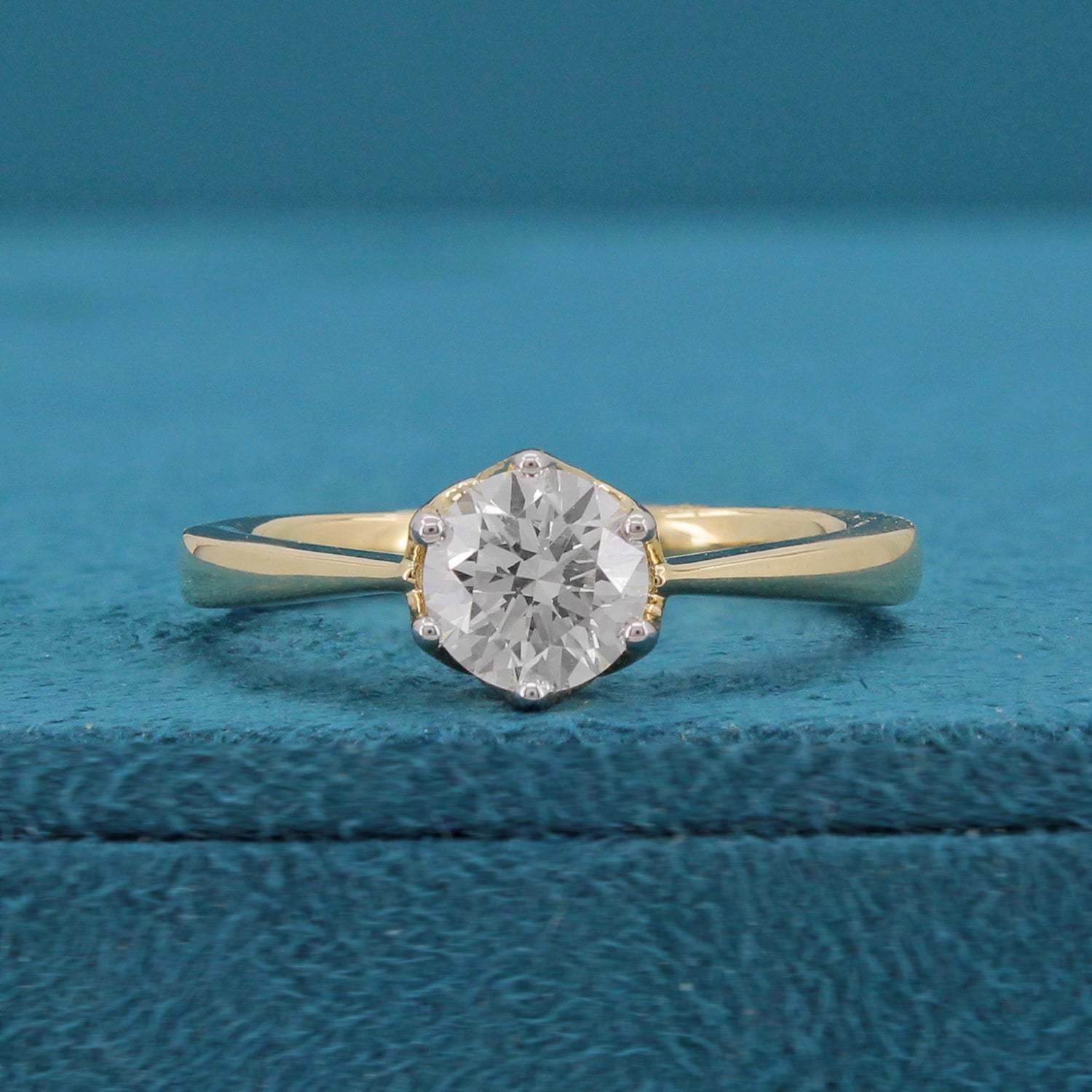 Lina Solitaire Diamond Ring Firefly Diamonds